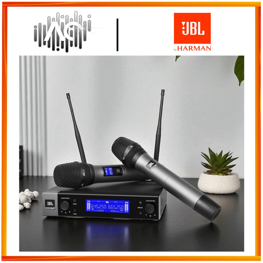 JBL VM200 Dual-Channel Wireless Microphone System - Audio Concept