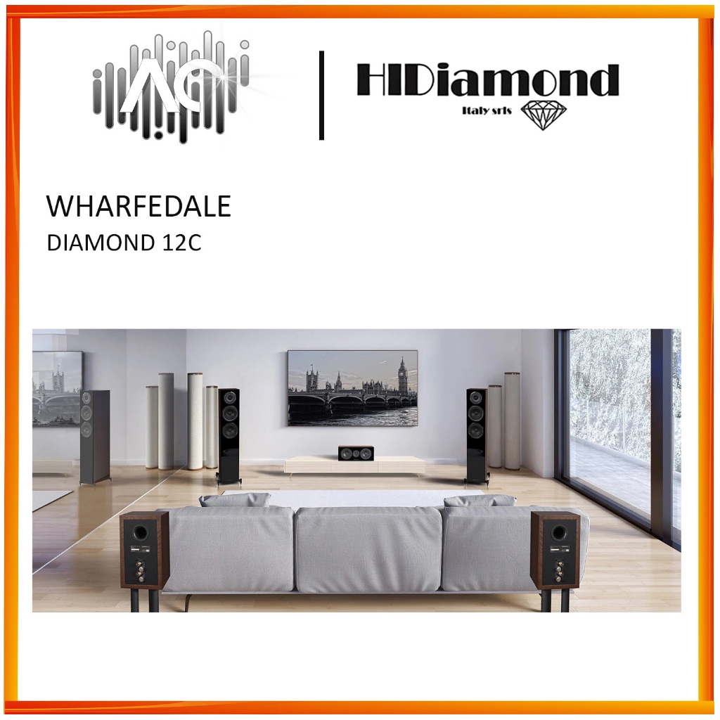 Wharfedale Diamond 12.C 2-Way Centre Speaker - Audio Concept